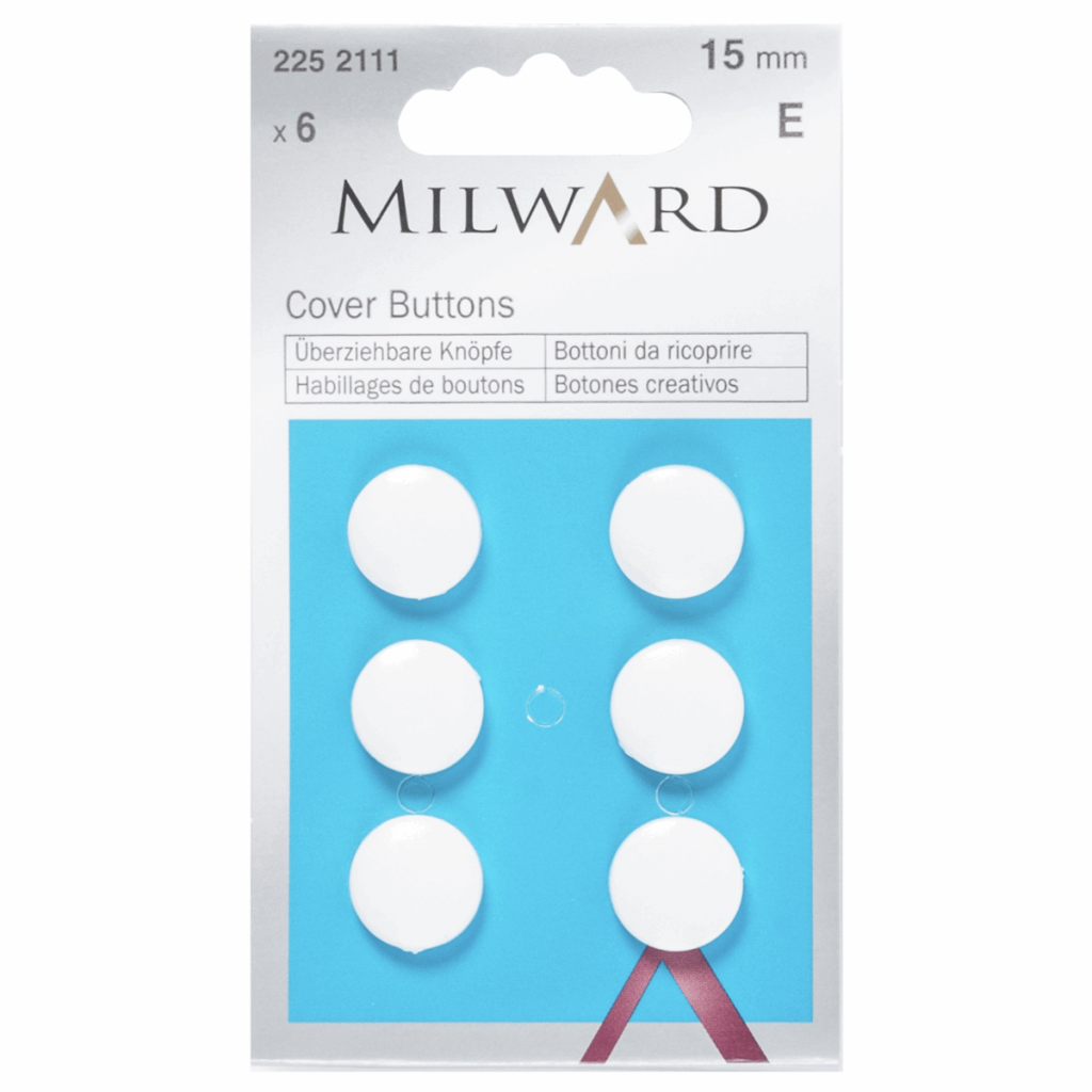 Self Cover Buttons – 15mm