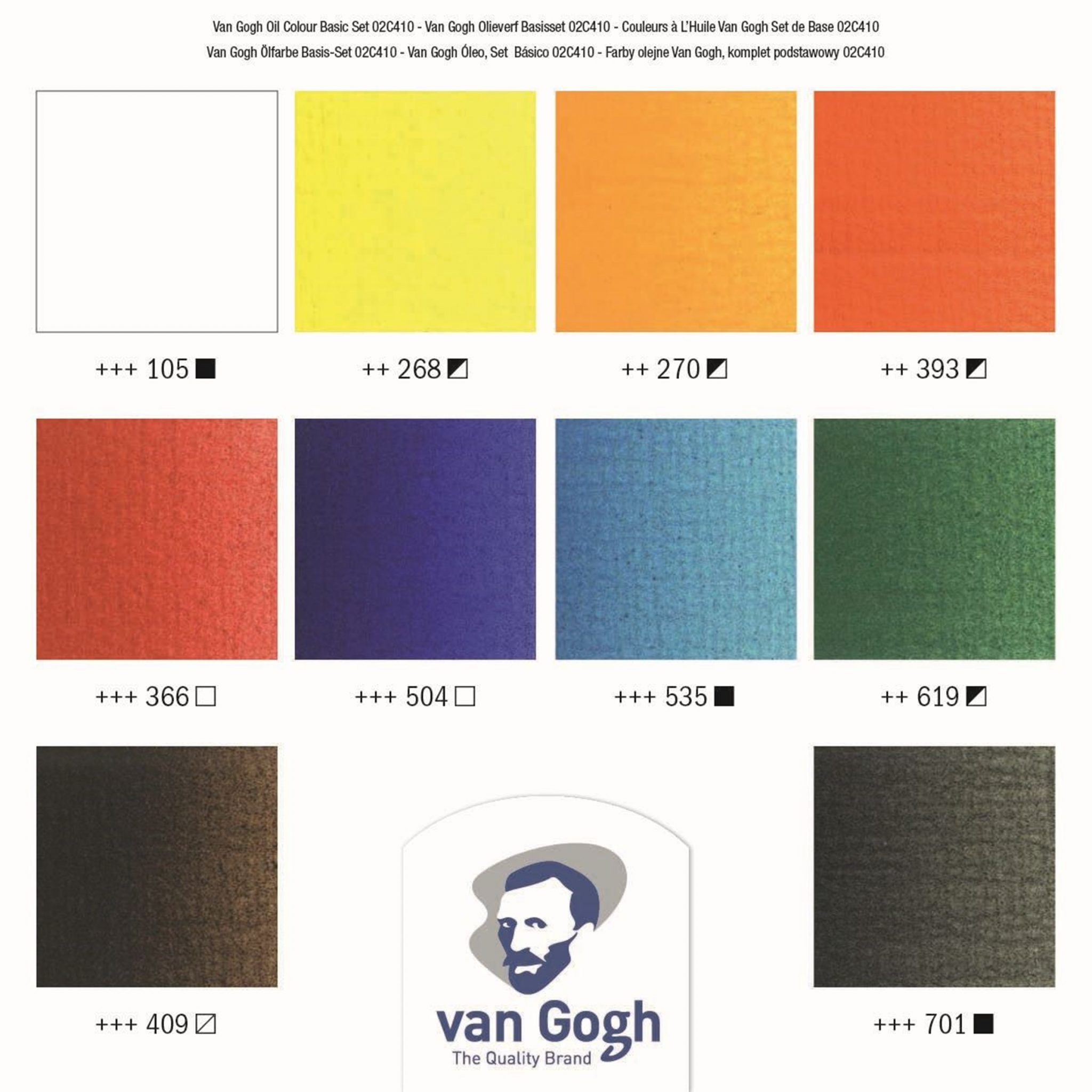 Van Gogh Oil Set – 10x20ml