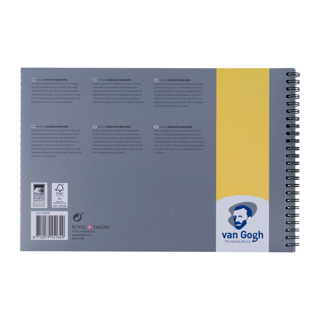 City Grey Toned Paper – 30 sheets, A4