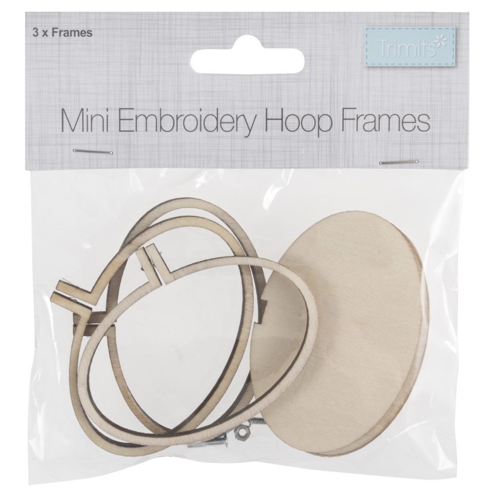 Mini Embroidery Display Hoop - Oval