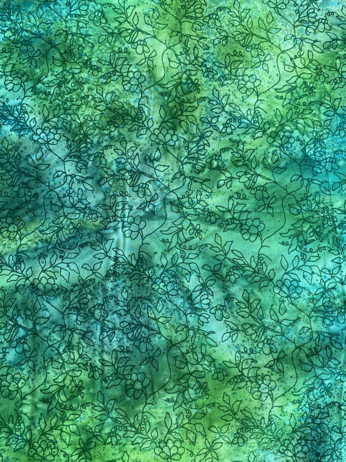 Batik Blender – Green Vine