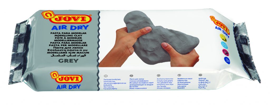 Grey Modelling Clay, Air Drying – 500g