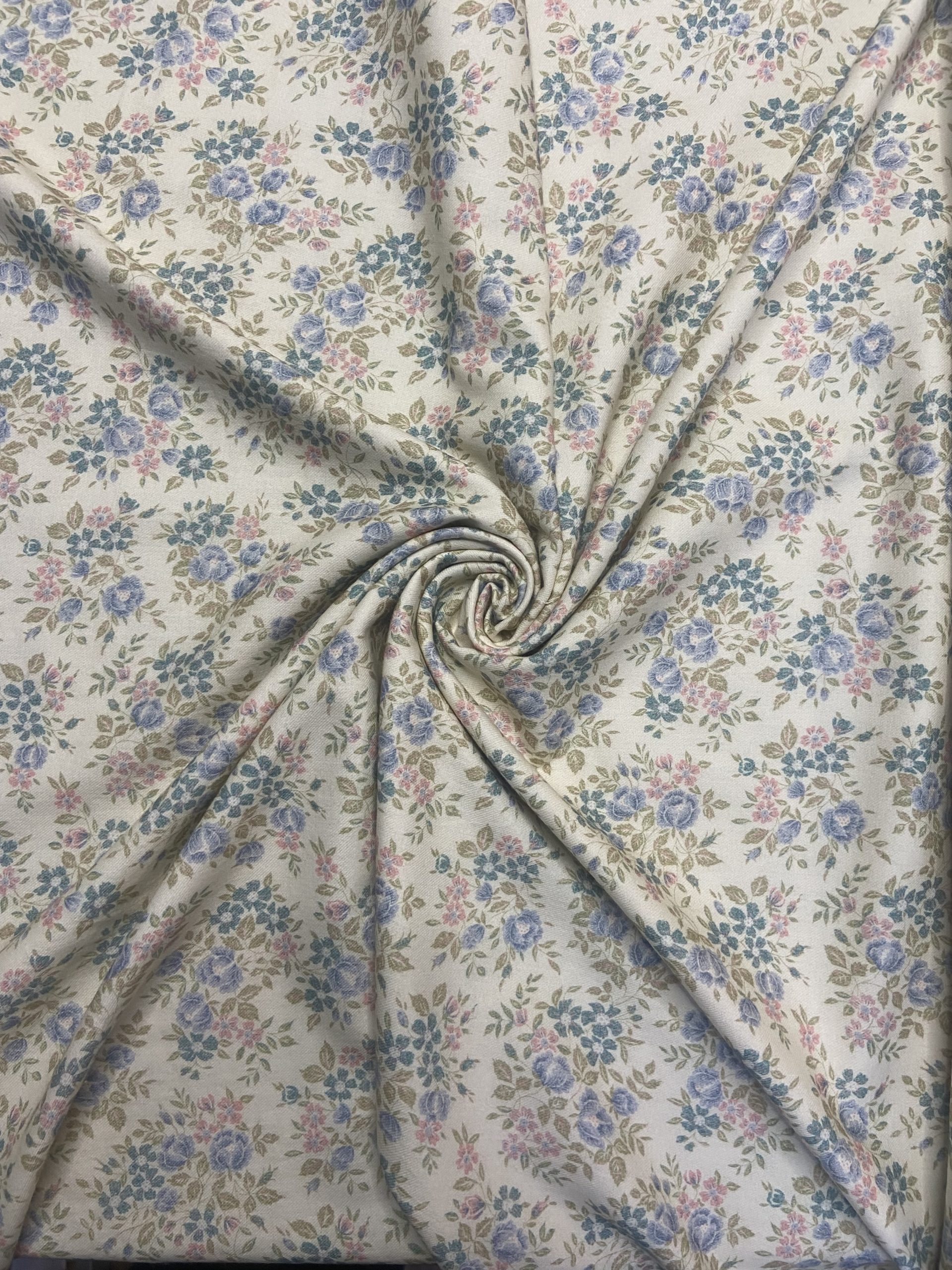 Brushed Cotton Twill- floral